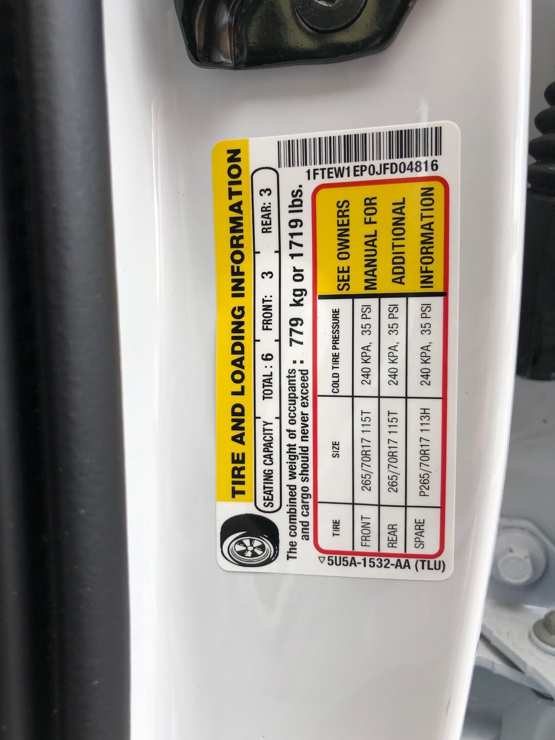 2.7L EcoBoost Payload Package: Let's see your payload door stickers ...