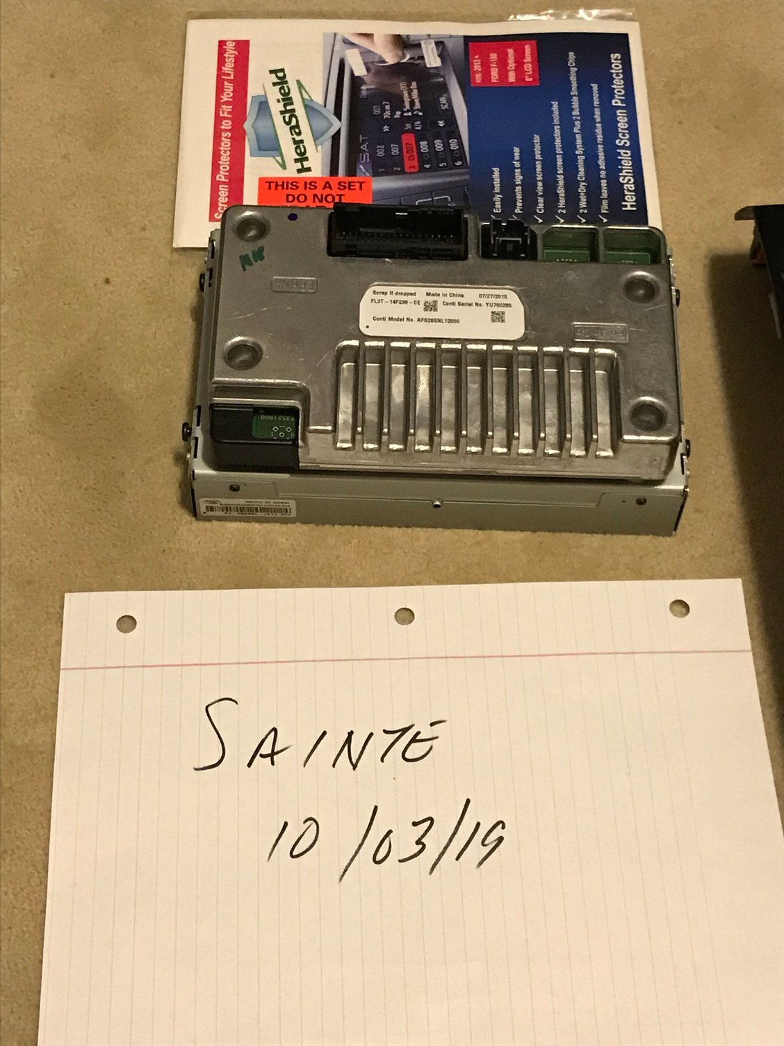 WTS: 8" screen, FCIM and bezel - Ford F150 Forum - Community of Ford ...