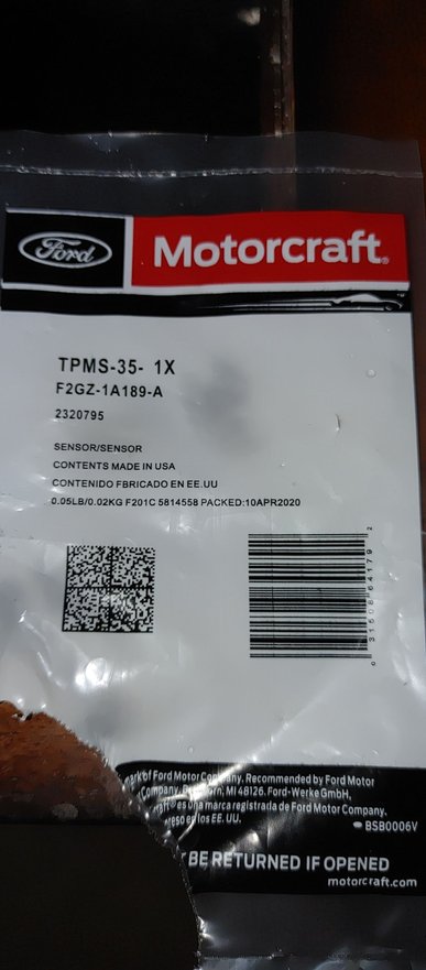 TPMS Module - Ford F150 Forum - Community of Ford Truck Fans