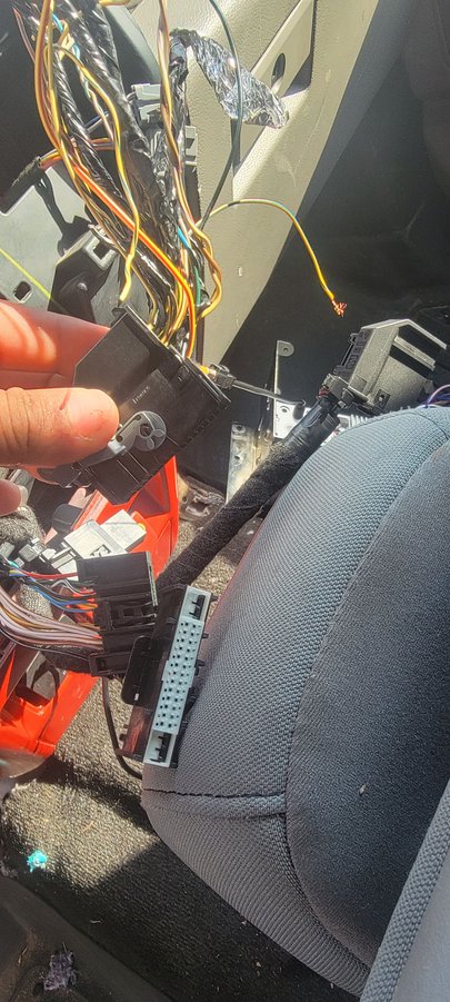 No 54 pin conector for sync module in my 2020 ford f150 xl supercrew 5 ...