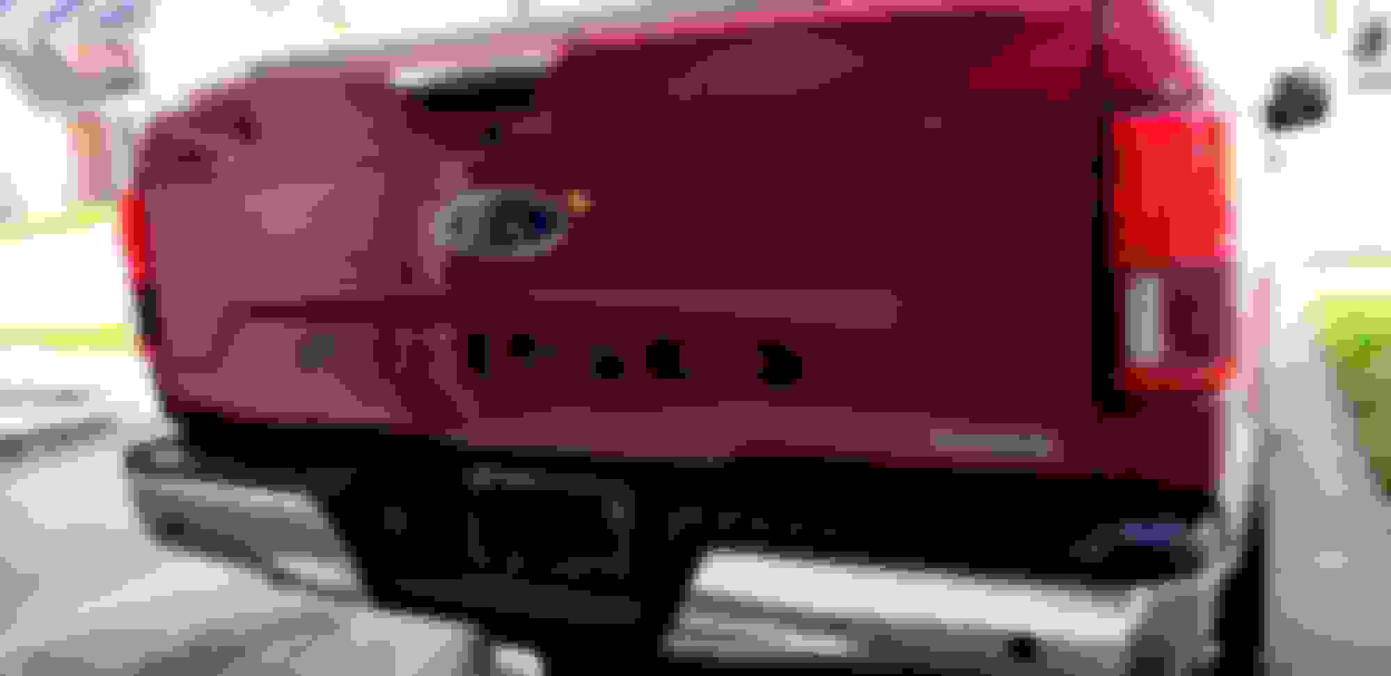 Semi-Gloss F-150 Tailgate inserts on Ruby Red - Ford F150 Forum ...