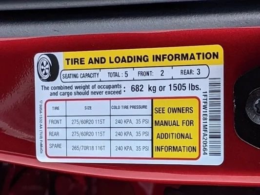Photos of 2021 Lariat Payload Stickers! - Ford F150 Forum - Community ...