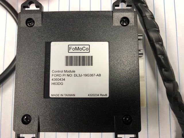 Northeast VSS and Remote Access Module for Remote Start via App - Ford ...