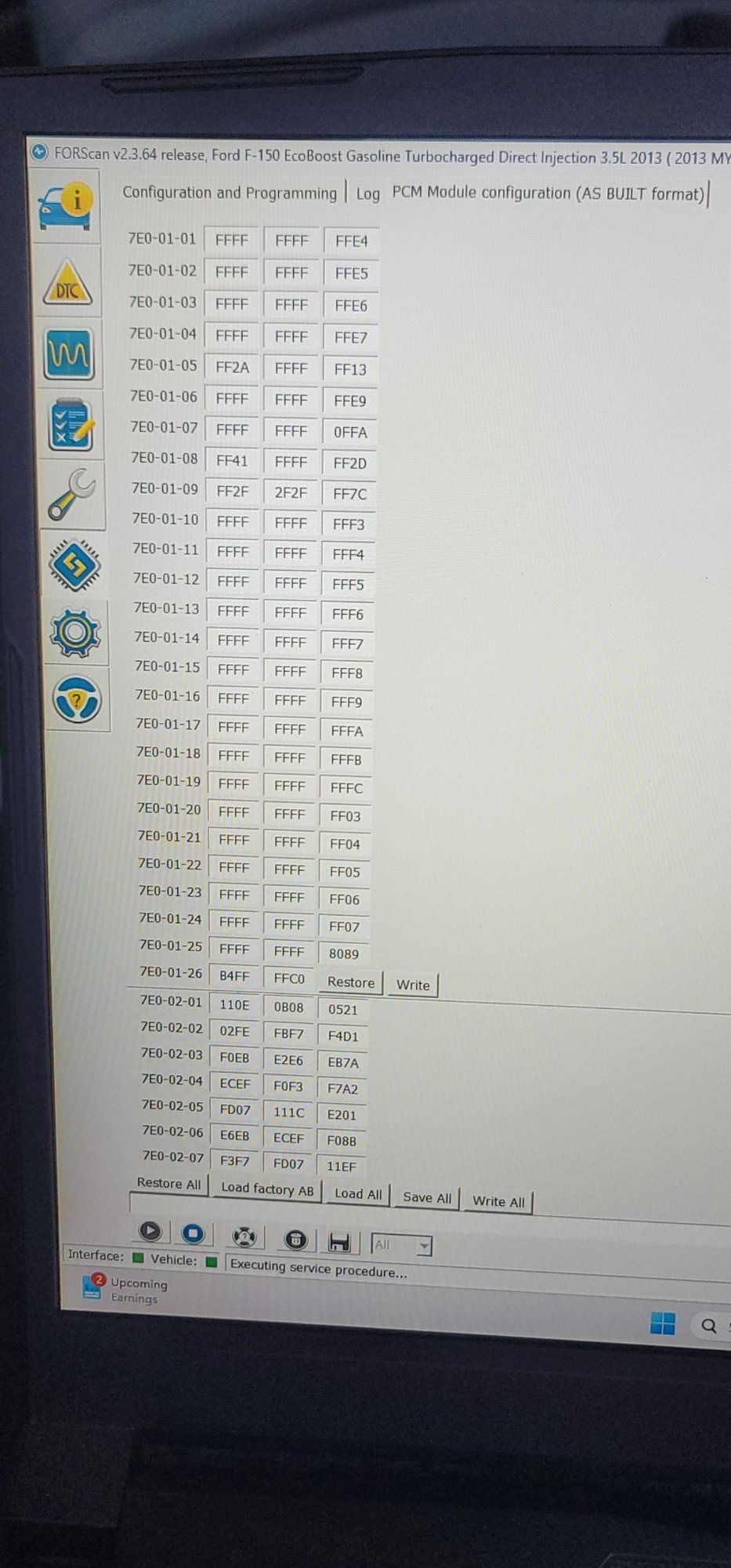 2013 F150 3.5L Forscan PCM as built functions conversion - Ford F150 ...