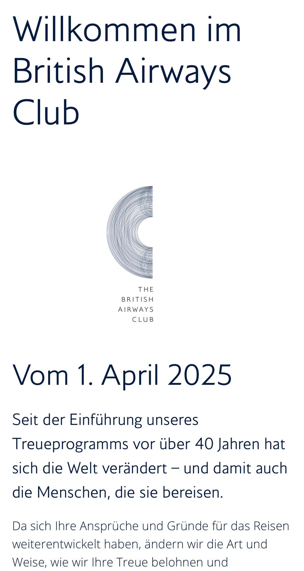 FAQ : What changes will happen in my British Airways Club account on 1 ...