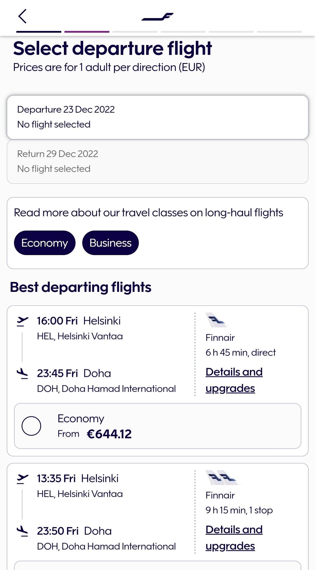 Finnair to launch service to Doha (DOH) ex-HEL, ARN, CPH - Page 7 ...