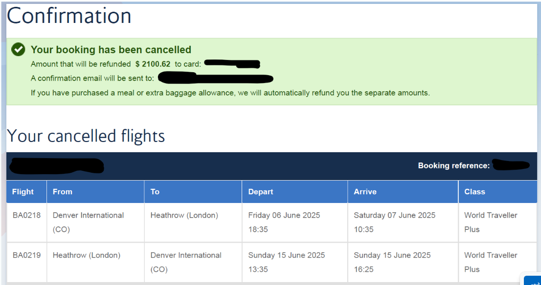 Help understanding BA refund math - FlyerTalk Forums