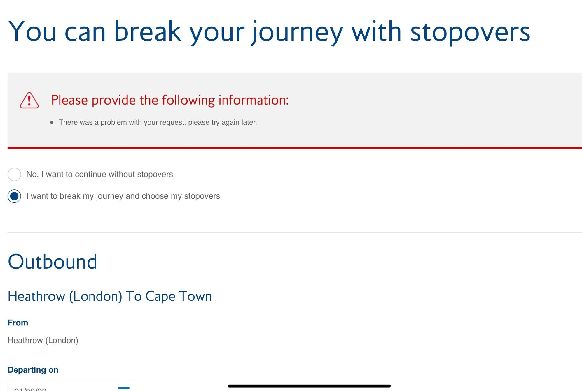 FlyerTalk Forums - Issues, bugs and glitches on ba.com website [2019-2024]