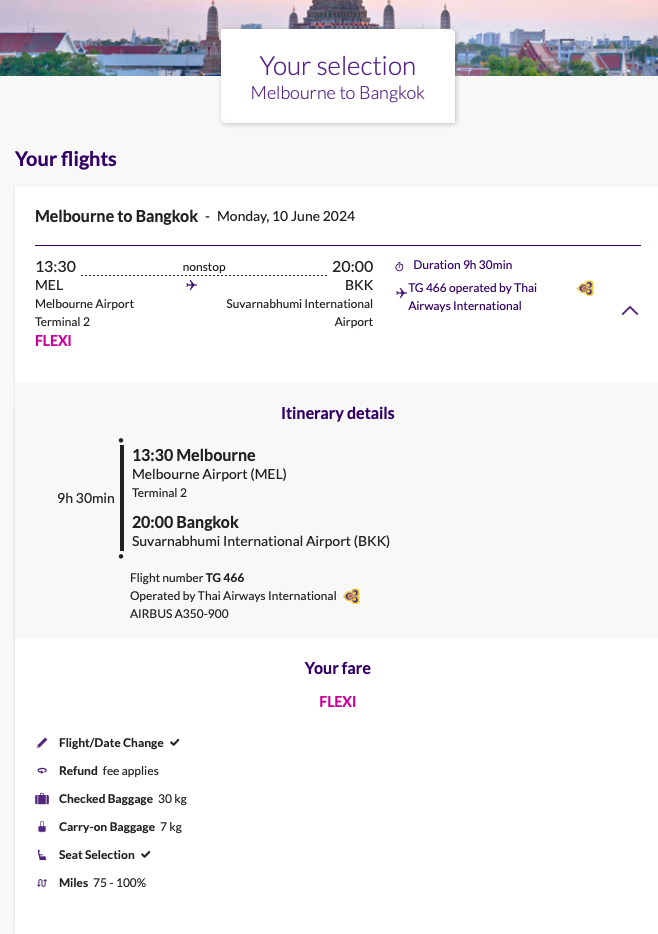 THAI revamps website - specific fare class no longer shows? - FlyerTalk ...