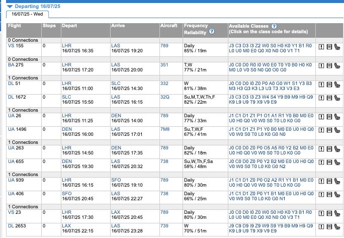 15 Jul BA2277 LGW-LAS cancelled, rerouting options ? - FlyerTalk Forums