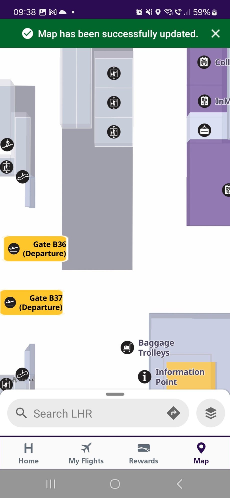 LHR Terminal 5 passageways - a pictorial guide for departing passengers ...