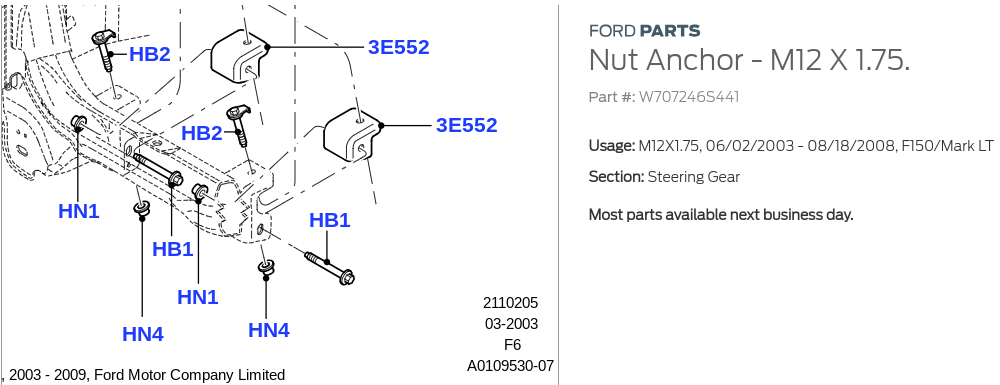 Rack And Pinion Mounting Bolt - Ford Truck Enthusiasts Forums