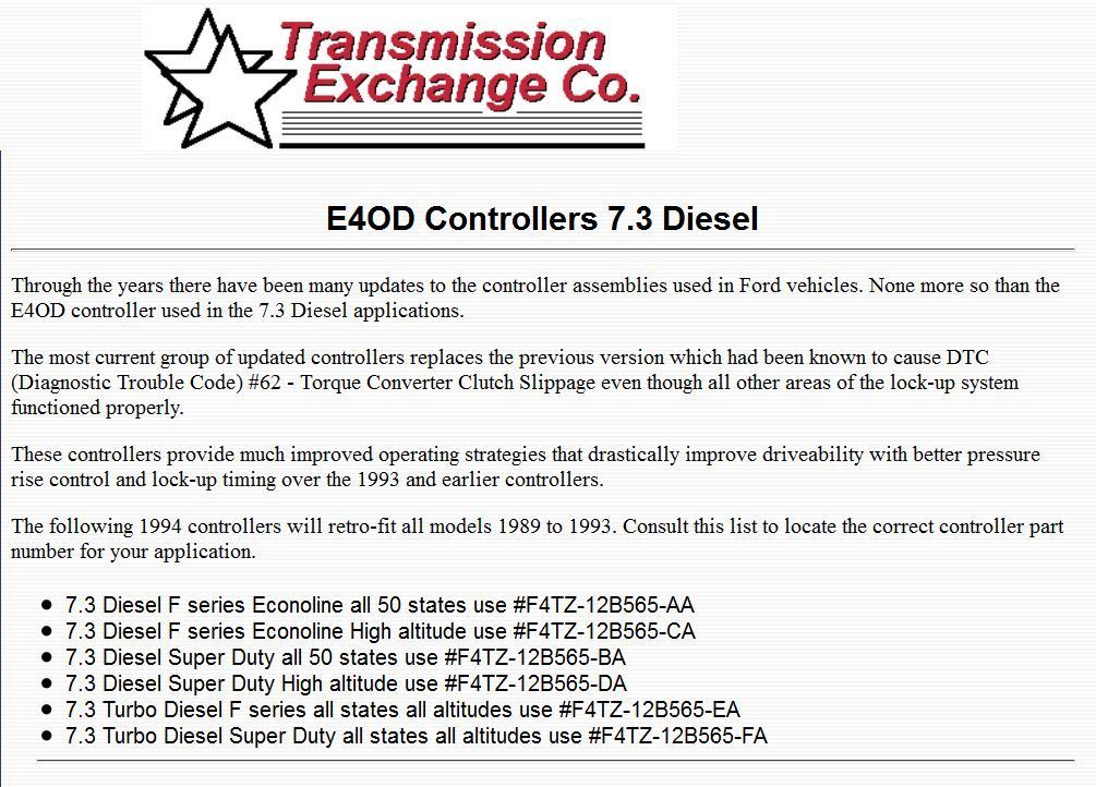 E40D: The Importance Of A Clean Trans Harness. - Ford Truck Enthusiasts ...