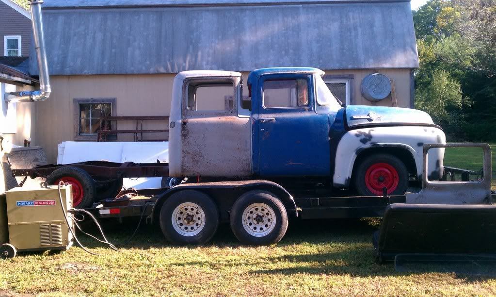 1956 F100 Crew Cab Project Started - LOTS OF PICTURES - Ford Truck ...