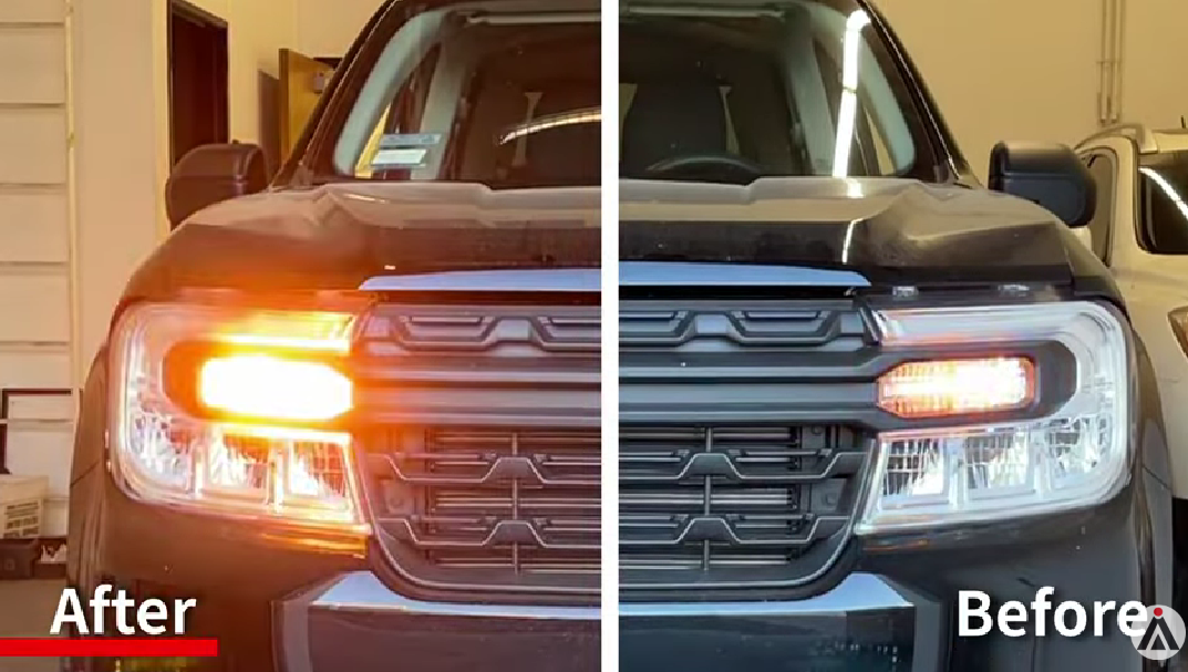 2022 Ford Maverick LED Switchback Turn Signal DRL Daytime Running ...