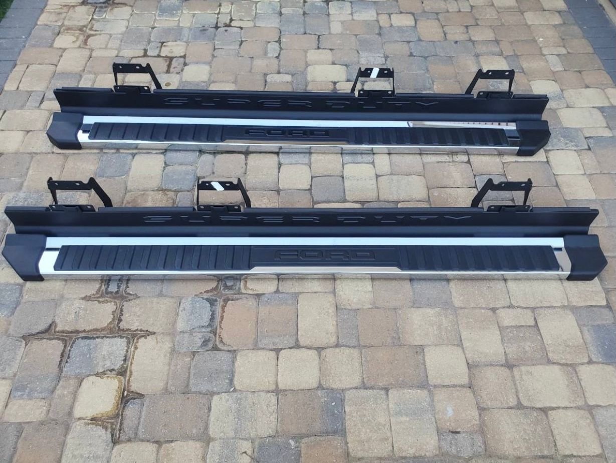 2023 running boards on factory excursion limited brackets? - Ford Truck ...