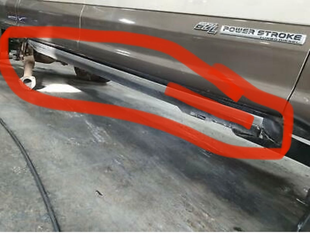 Chrome strip auto side steps. Available by itself? - Ford Truck ...