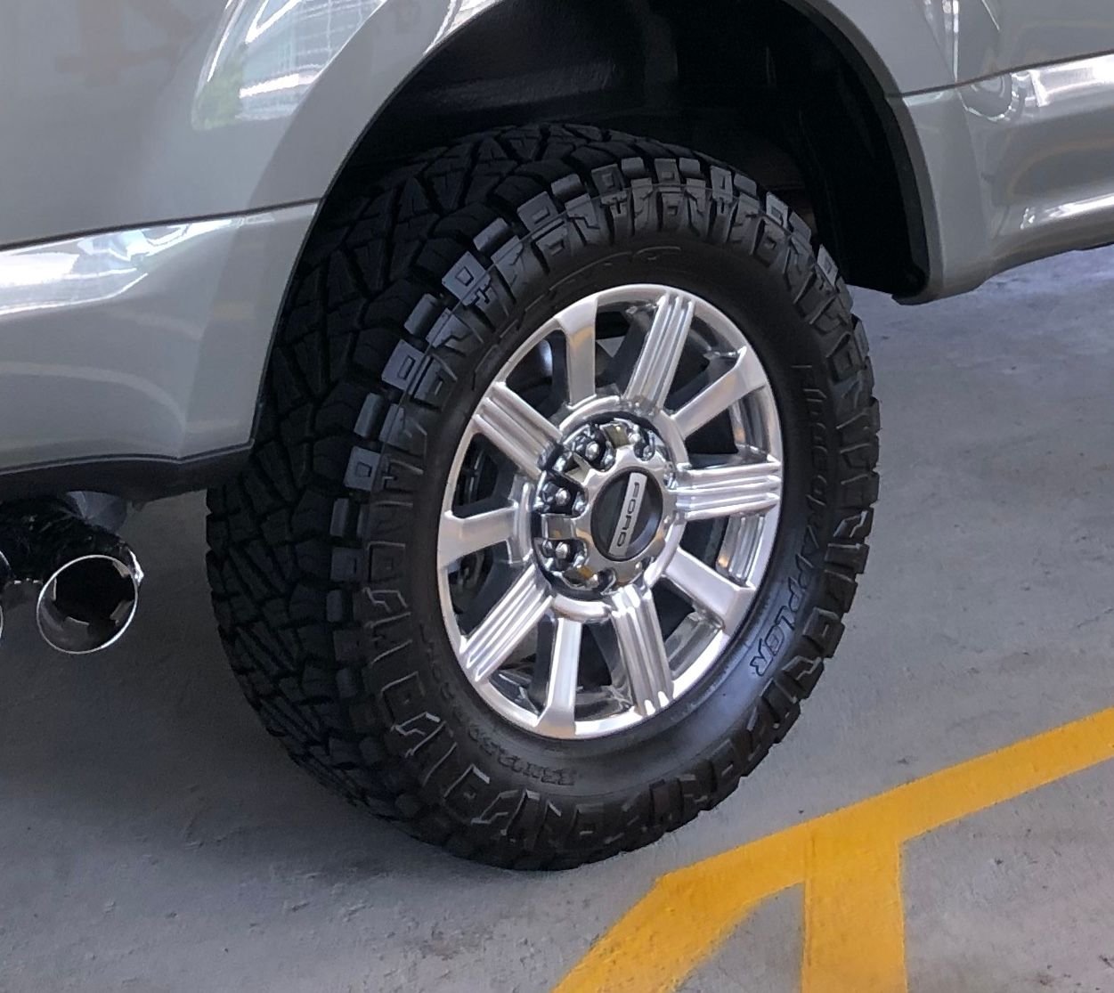 Anyone running 35's on stock 18 wheels? - Page 3 - Ford Truck ...