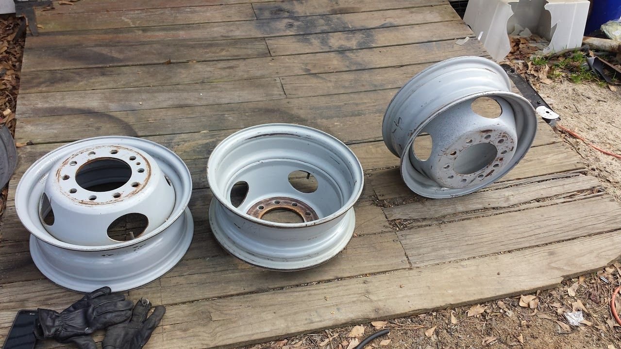 Ford Dually 10 lug steel wheel 16x6 - Ford Truck Enthusiasts Forums