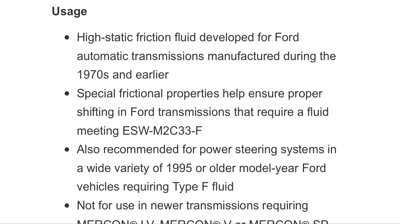 Power Steering Fluid Type - Page 2 - Ford Truck Enthusiasts Forums