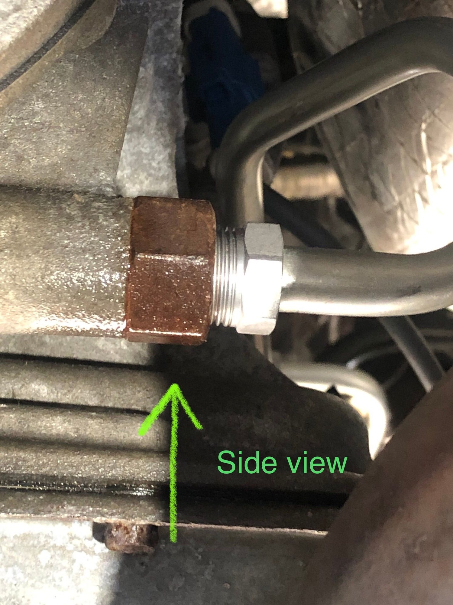 Transmission line fitting leaking - Ford Truck Enthusiasts Forums
