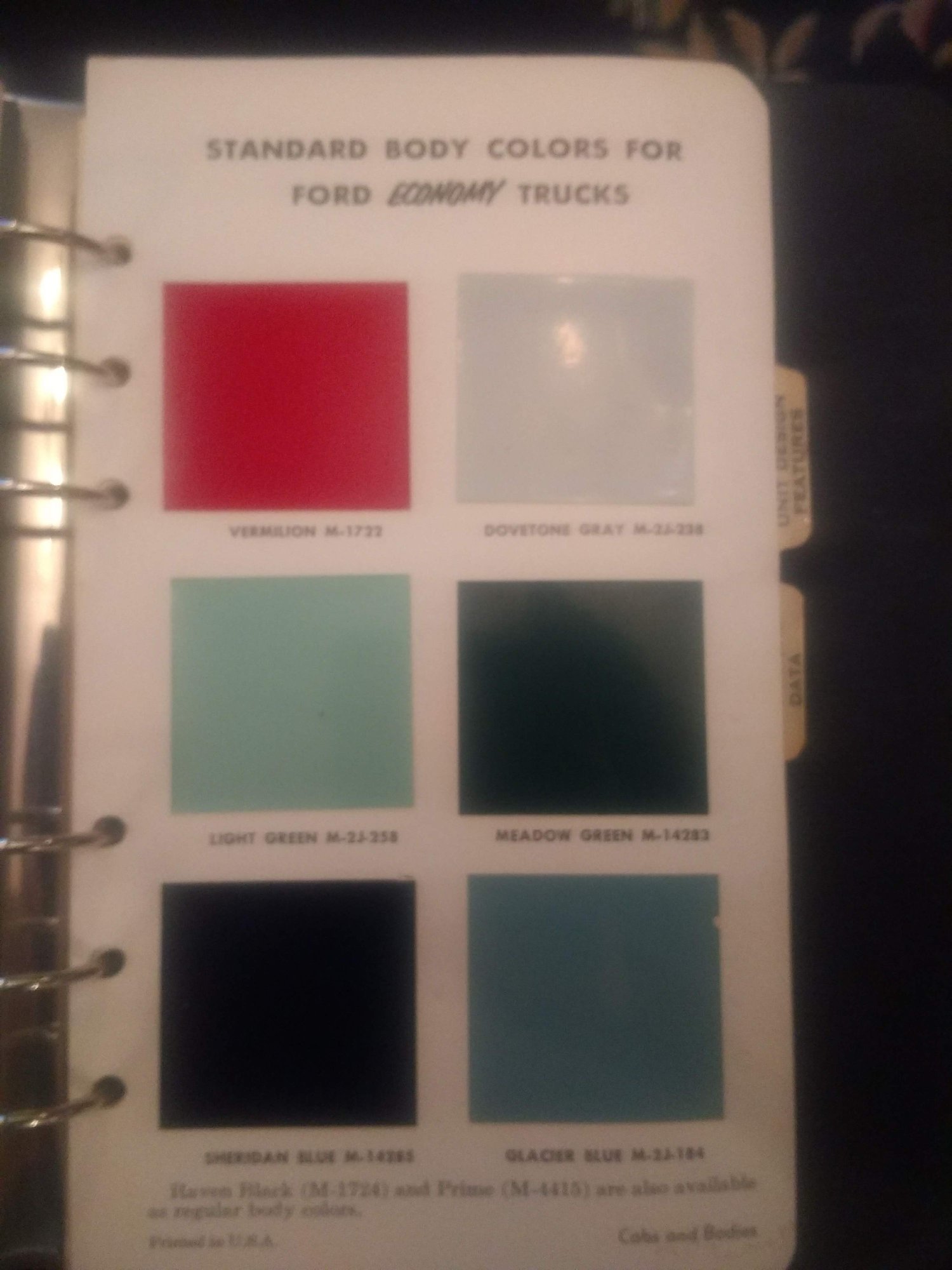 Original color code 1956 f100 - Ford Truck Enthusiasts Forums