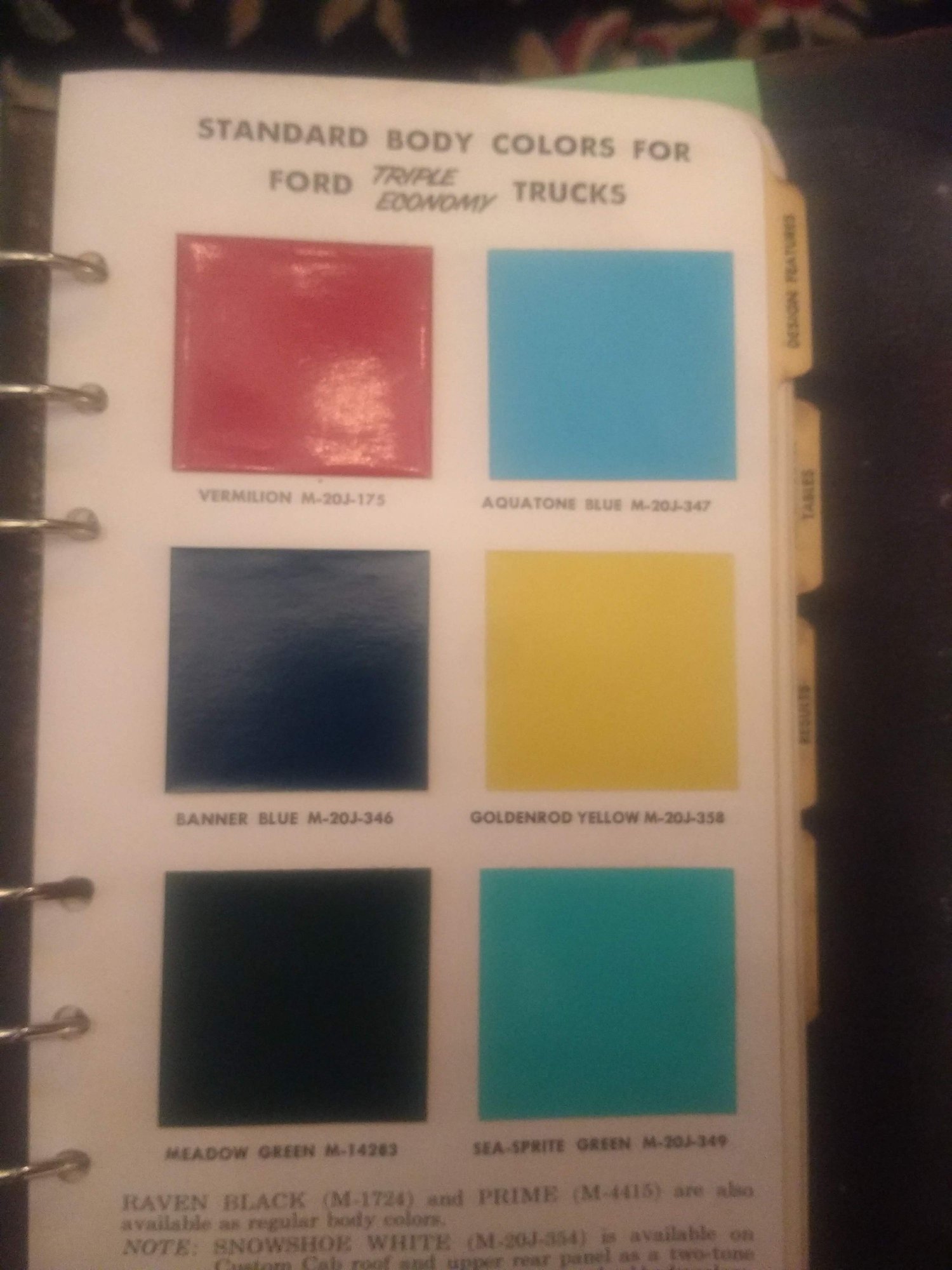 Original color code 1956 f100 - Ford Truck Enthusiasts Forums