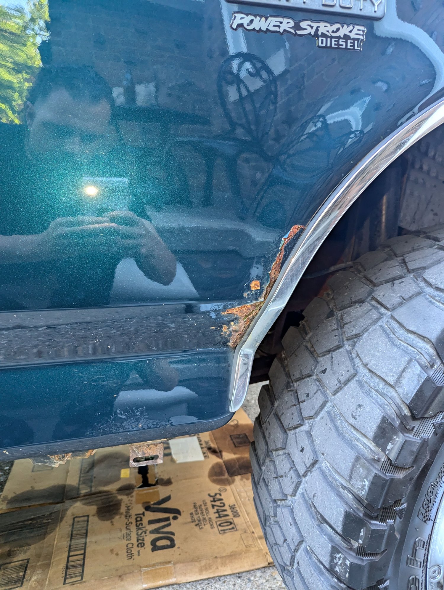 Who here has went with fender flares to cover wheel well rust? - Ford ...