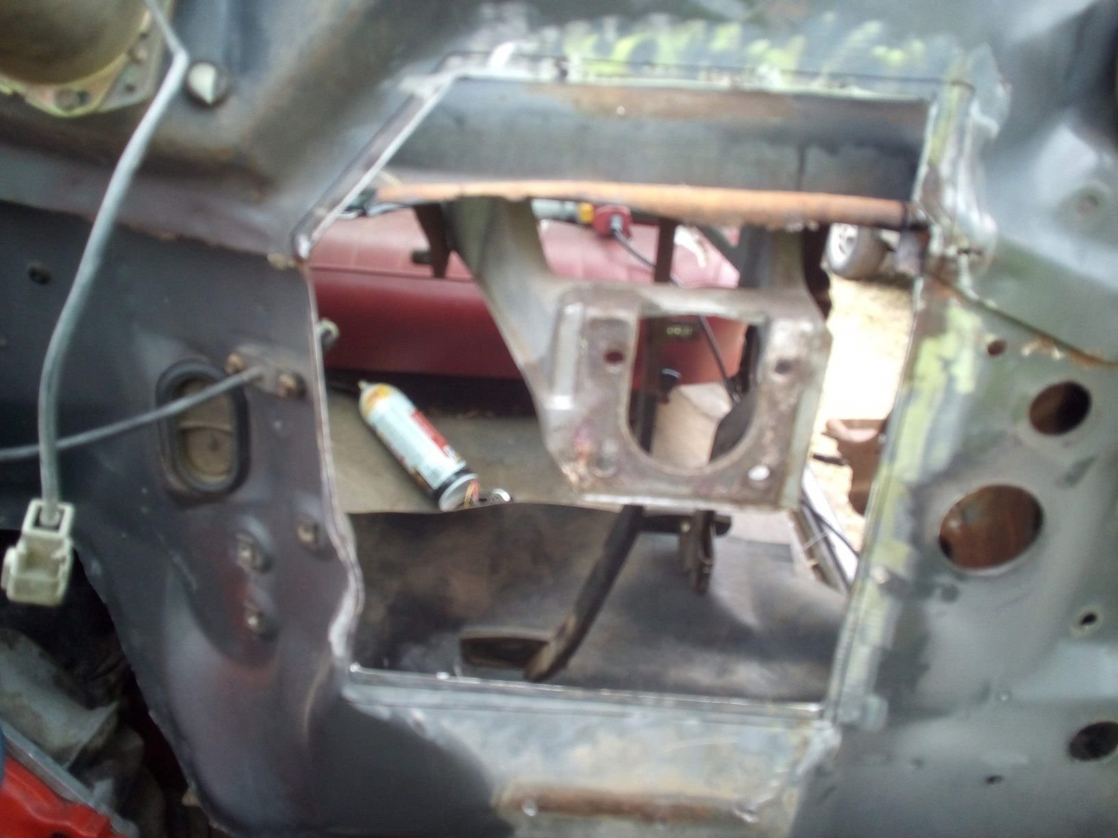 The No Seam Firewall Rust Repair, and Brake Plate Fix - Ford Truck ...