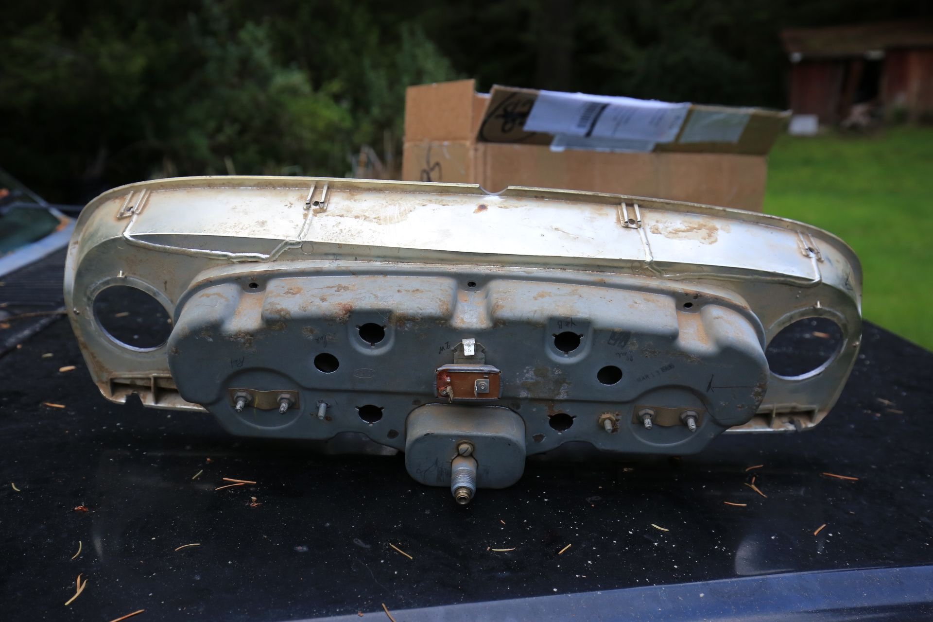 1966 Ford F100 Custom Cab Instrument cluster - Ford Truck Enthusiasts ...