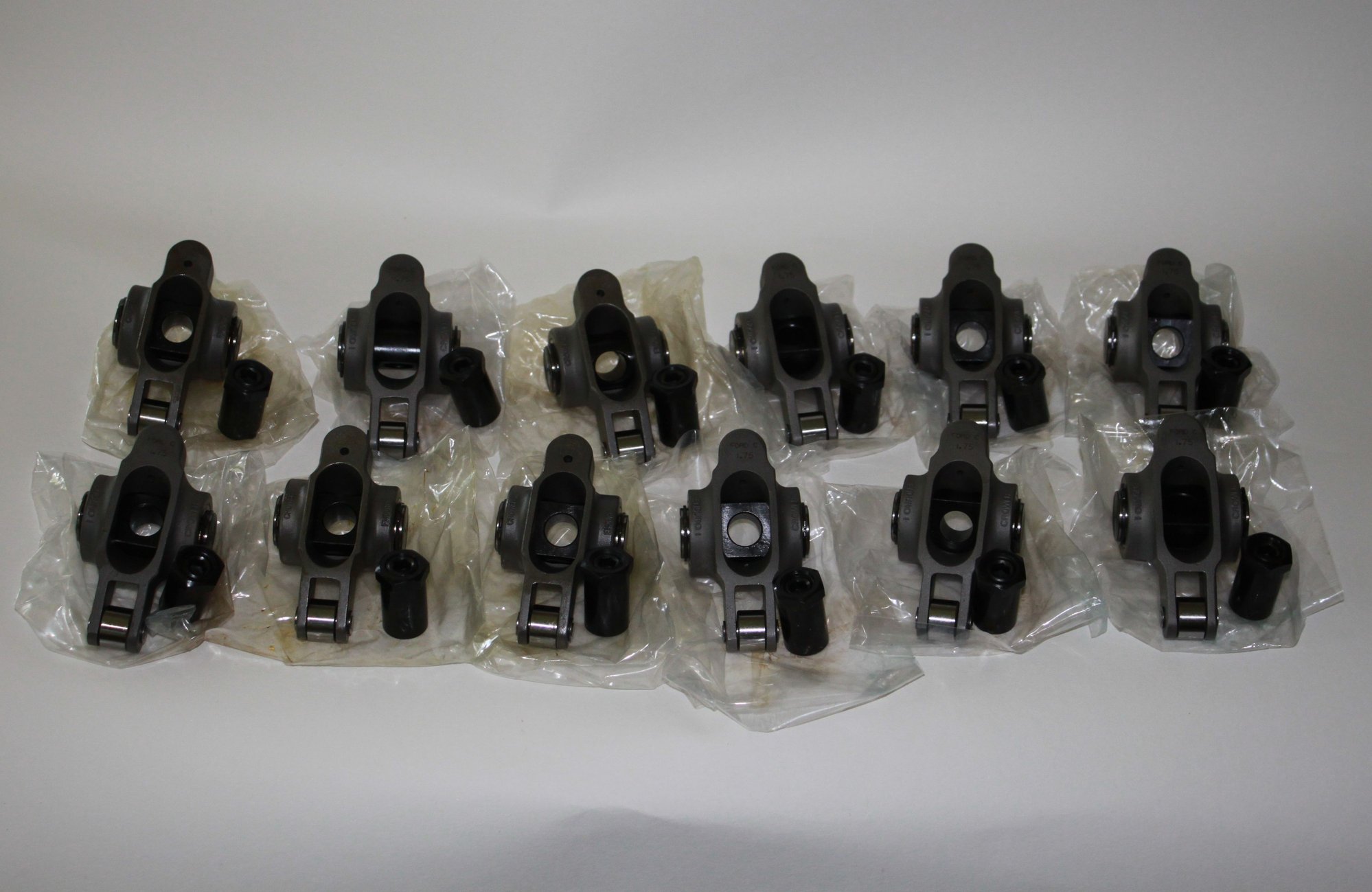12 Crower Stainless Steel Ford Roller Rockers, 1.75, Boss 302/351C/351M ...