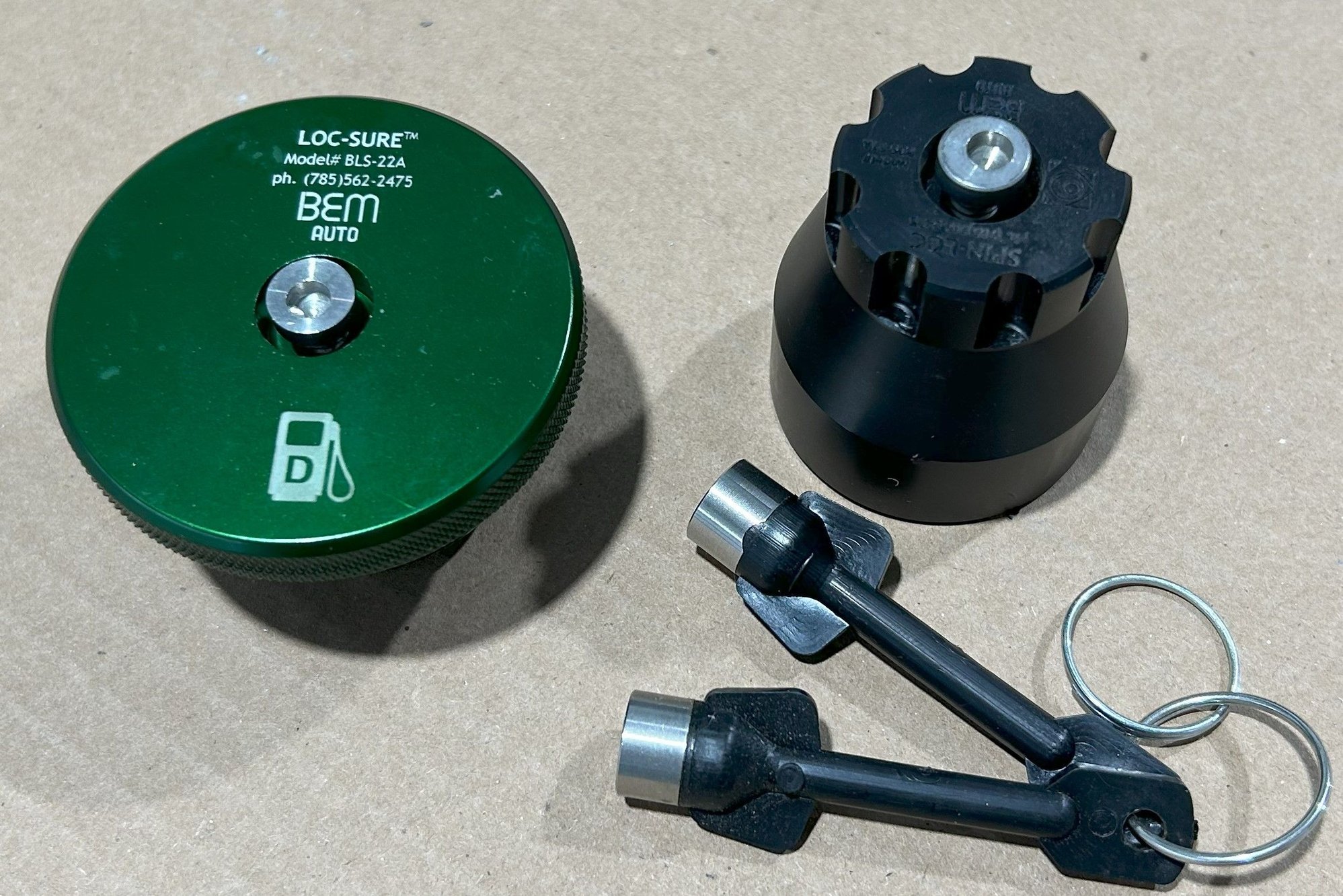 BEM Auto Diesel & DEF Locking Caps '21-'22 Ford 6.7L - Ford Truck ...