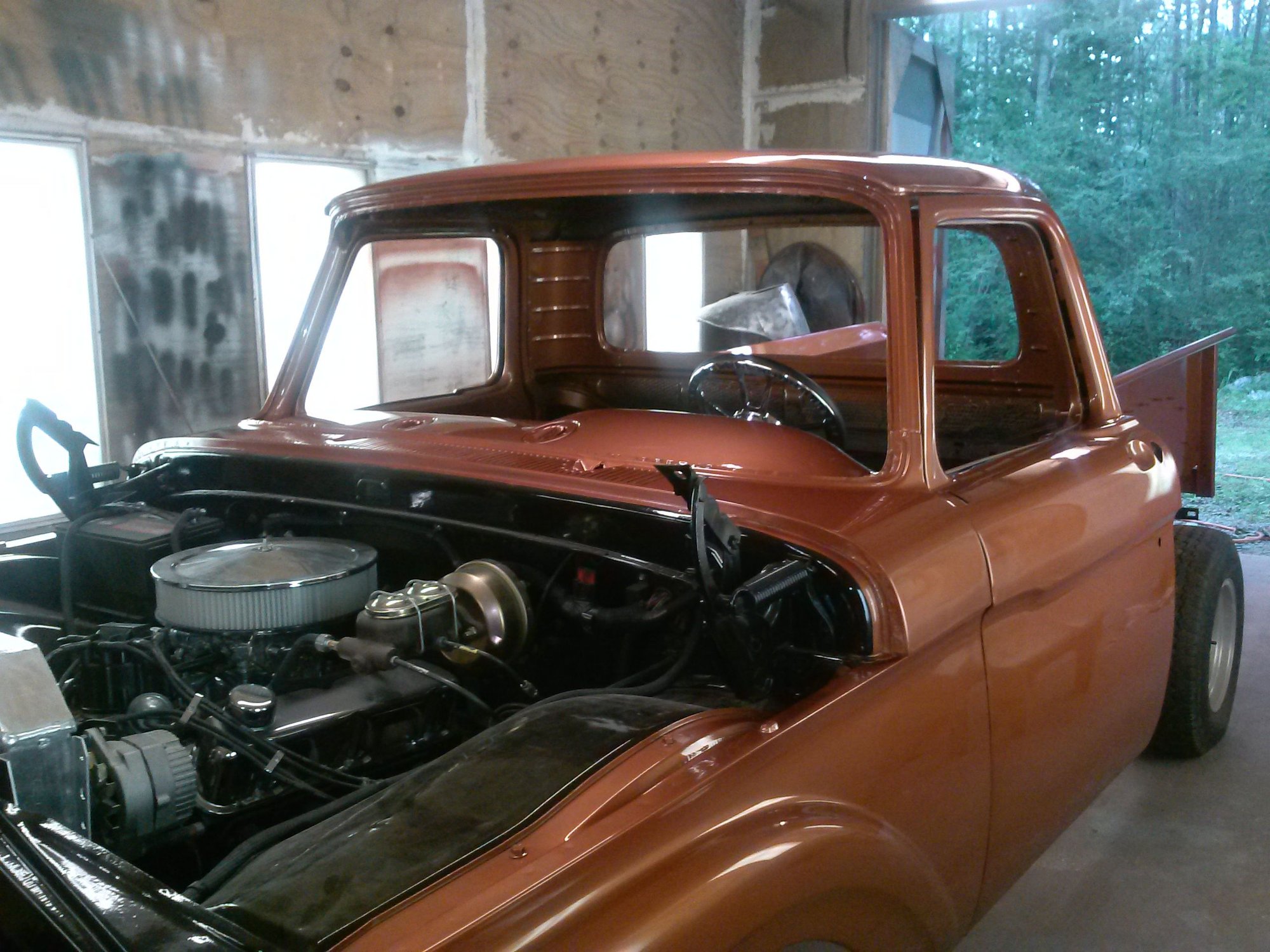 1963 ford f100 new engine, transmission, and old 9 inch rear end - Ford ...