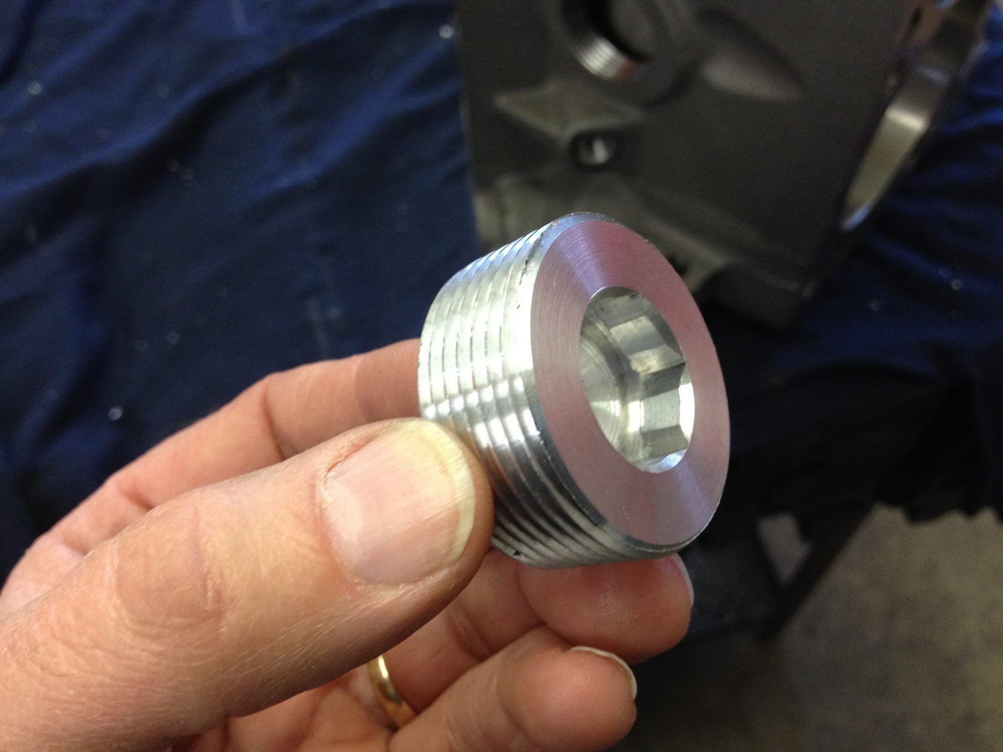 Machining pipe plugs for the Track Boss Cleveland block - Ford Truck ...