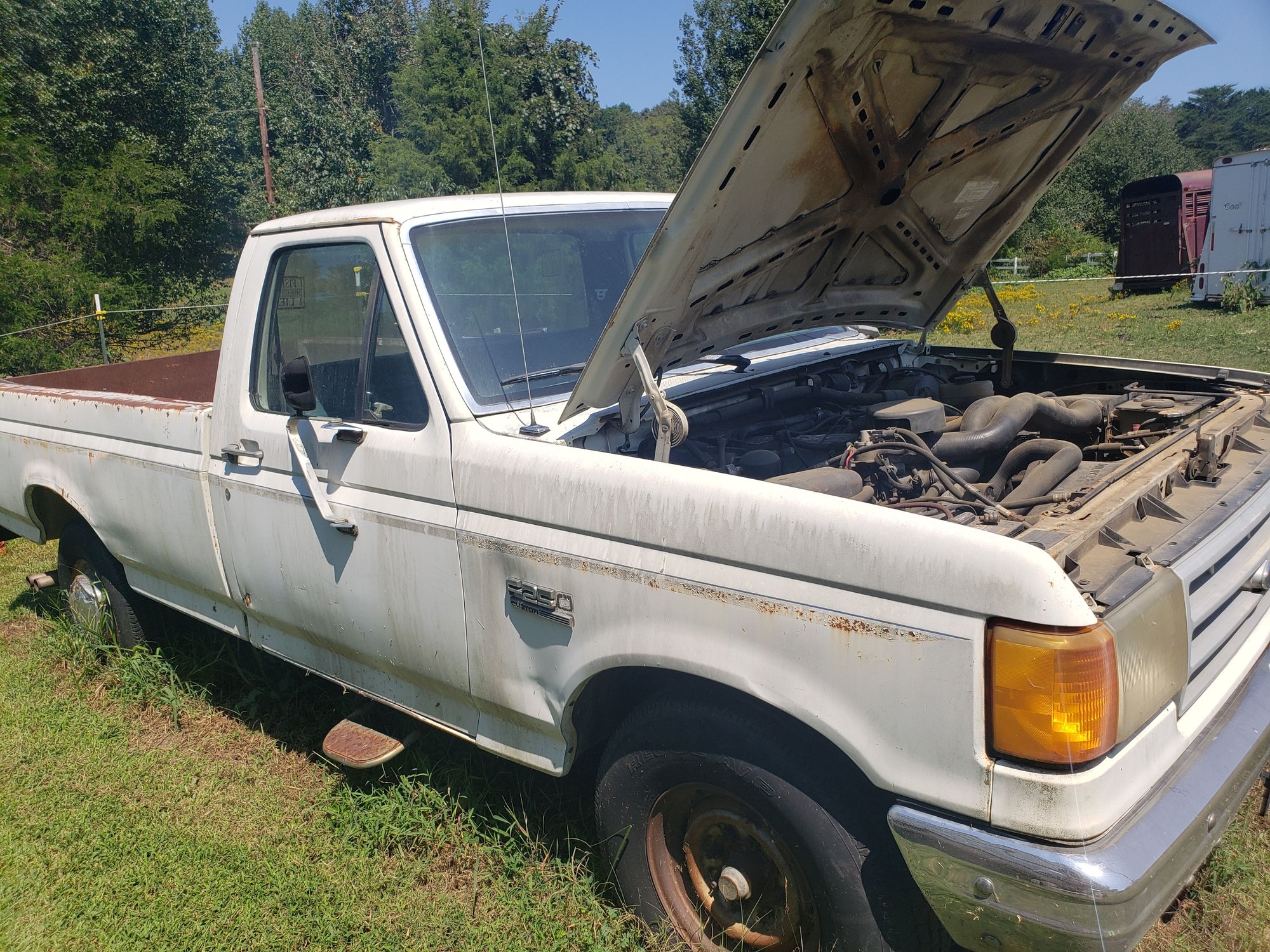 91 Ford F250 Custom 5.8 EFI - AS IS - no warranty - Ford Truck ...