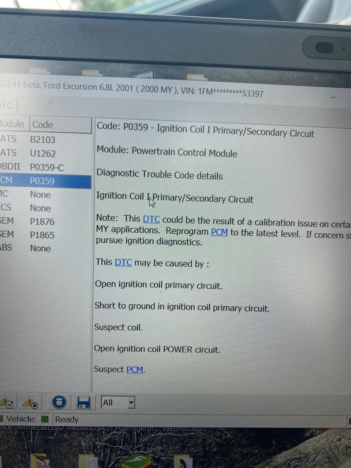 WHAT AM I DOING WRONG Forscan users identifying COP issue - Ford Truck ...