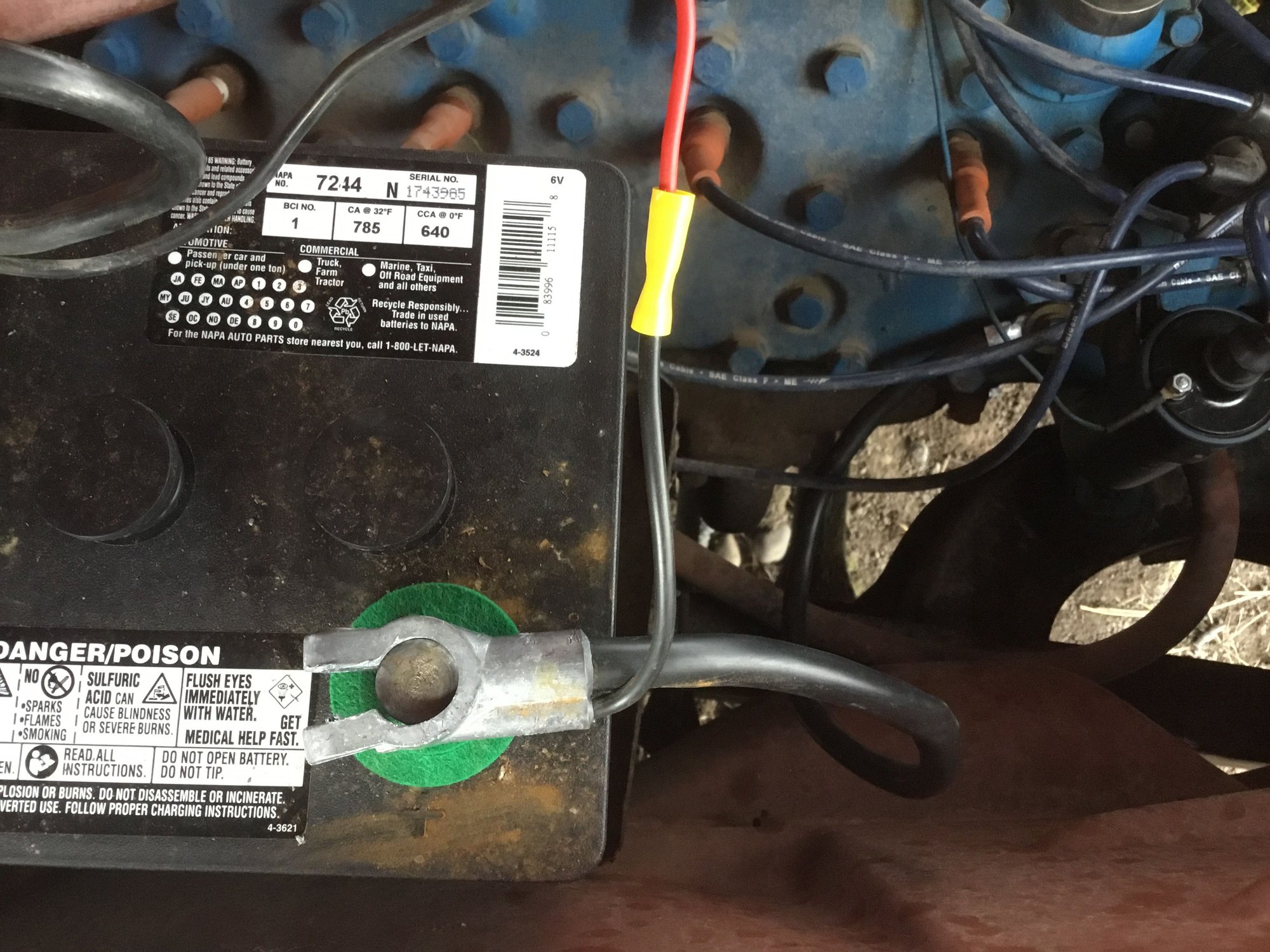 Battery Connection for 6 Volt - Ford Truck Enthusiasts Forums
