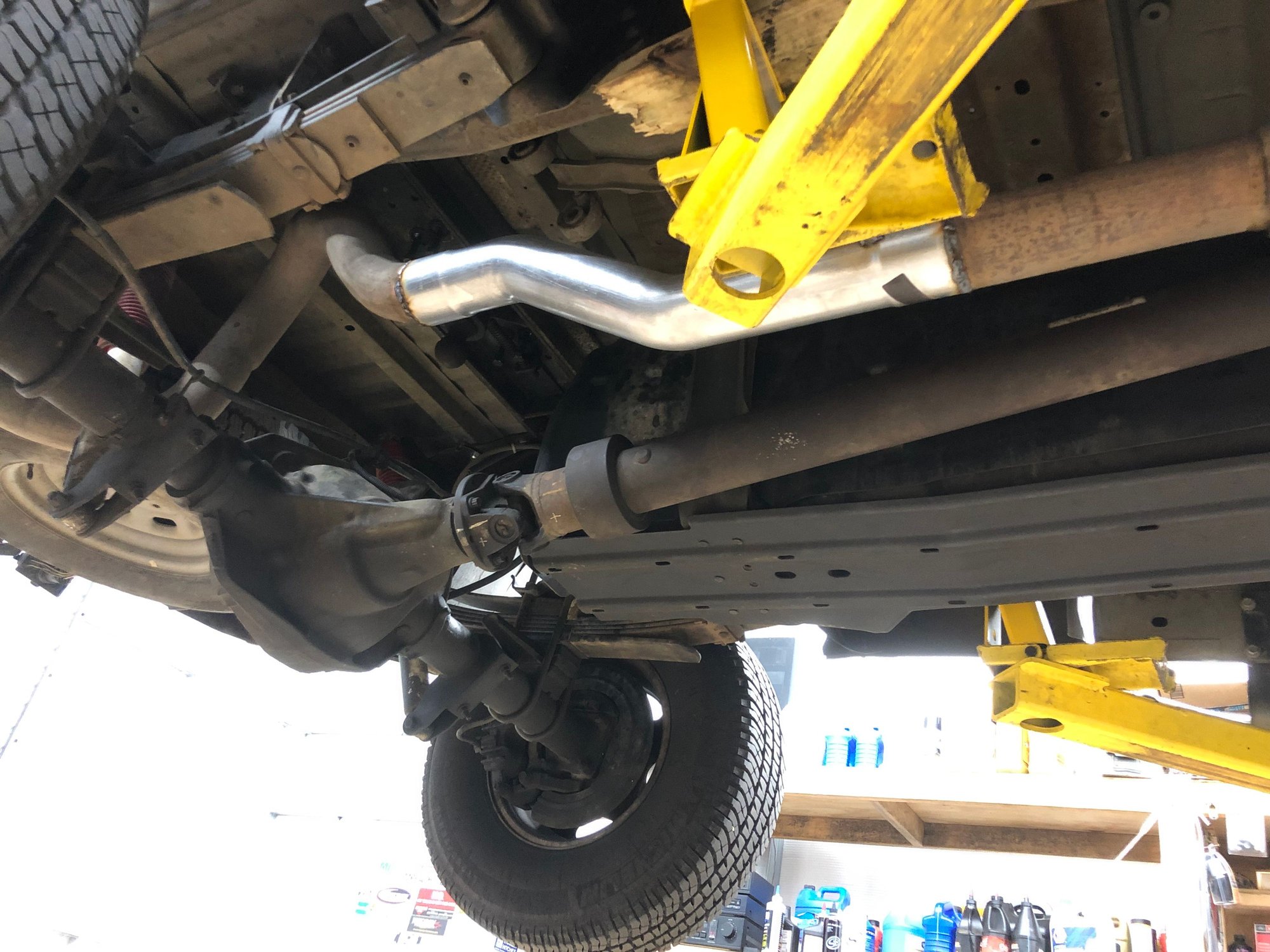 Stock exhaust system straight pipe install - Ford Truck Enthusiasts Forums