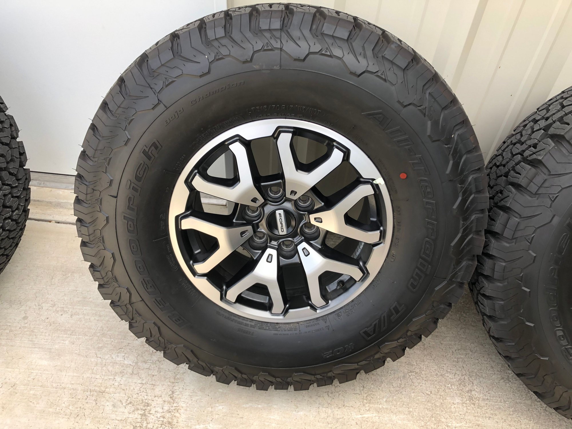 Like new take off 2022 Raptor wheels and tires $2000 - Ford Truck ...