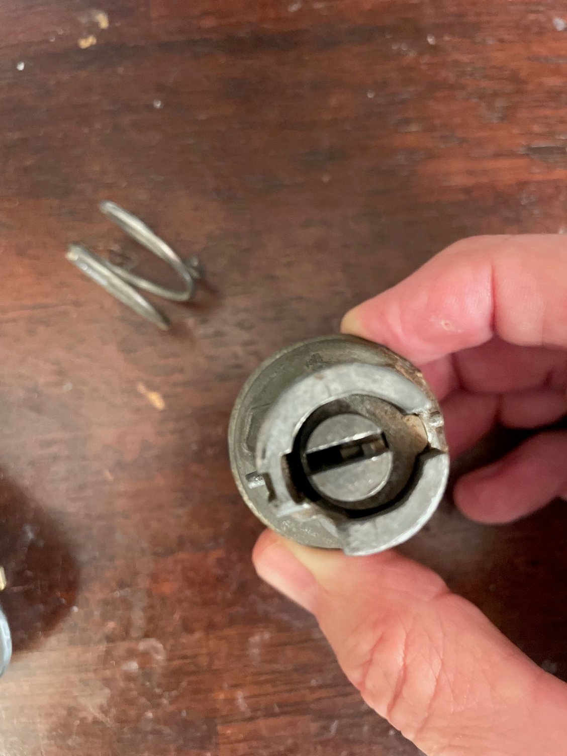 Dissamble a 55 Ignition switch and remove key cylinder - Ford Truck ...