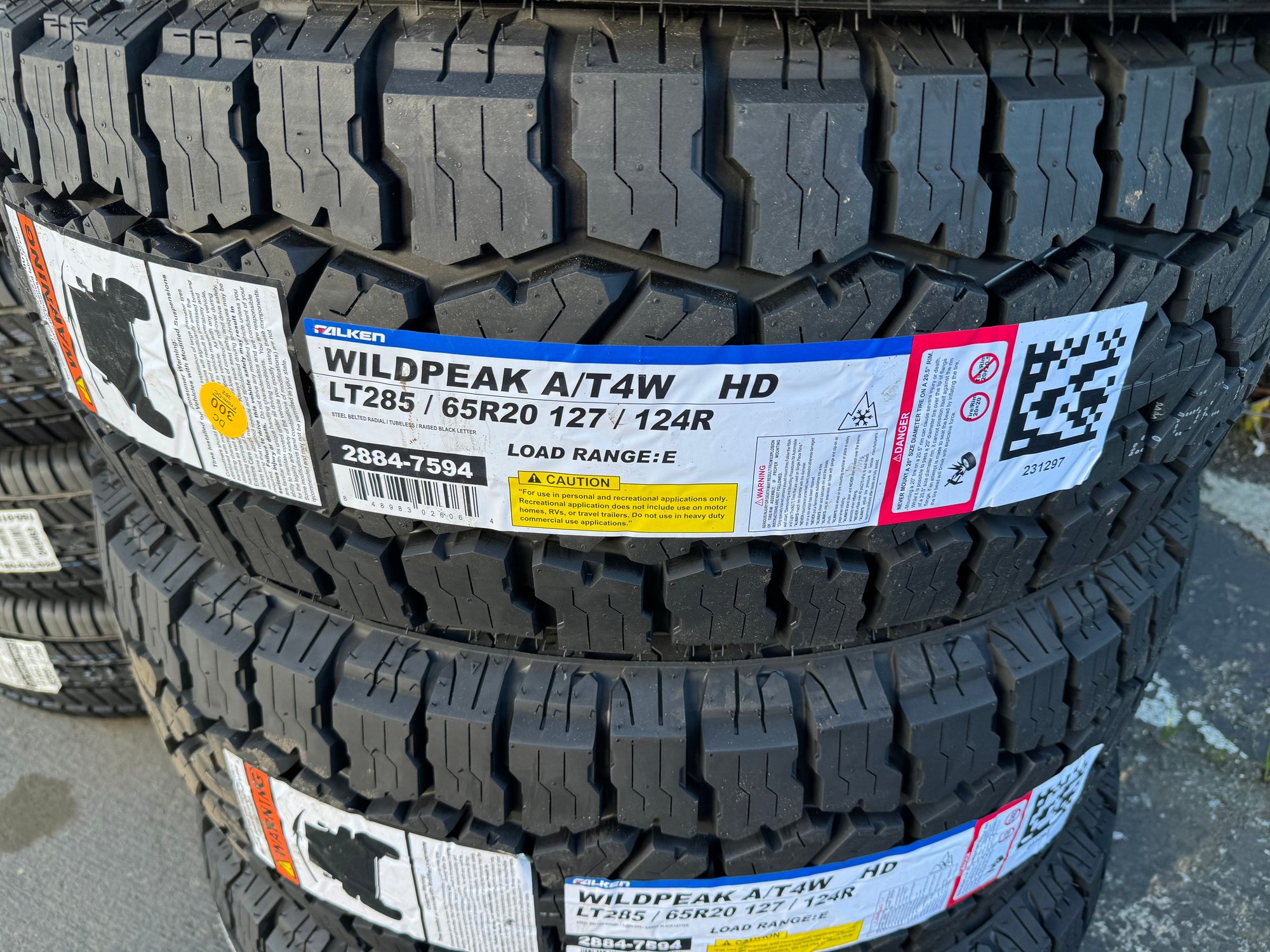 Falken at4 285/65r20 what air pressure - Ford Truck Enthusiasts Forums