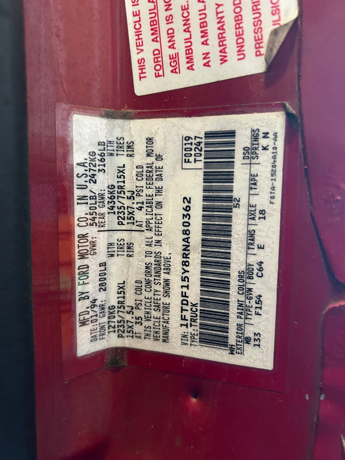 Calibration Code to to EEC Program Code - Page 5 - Ford Truck ...