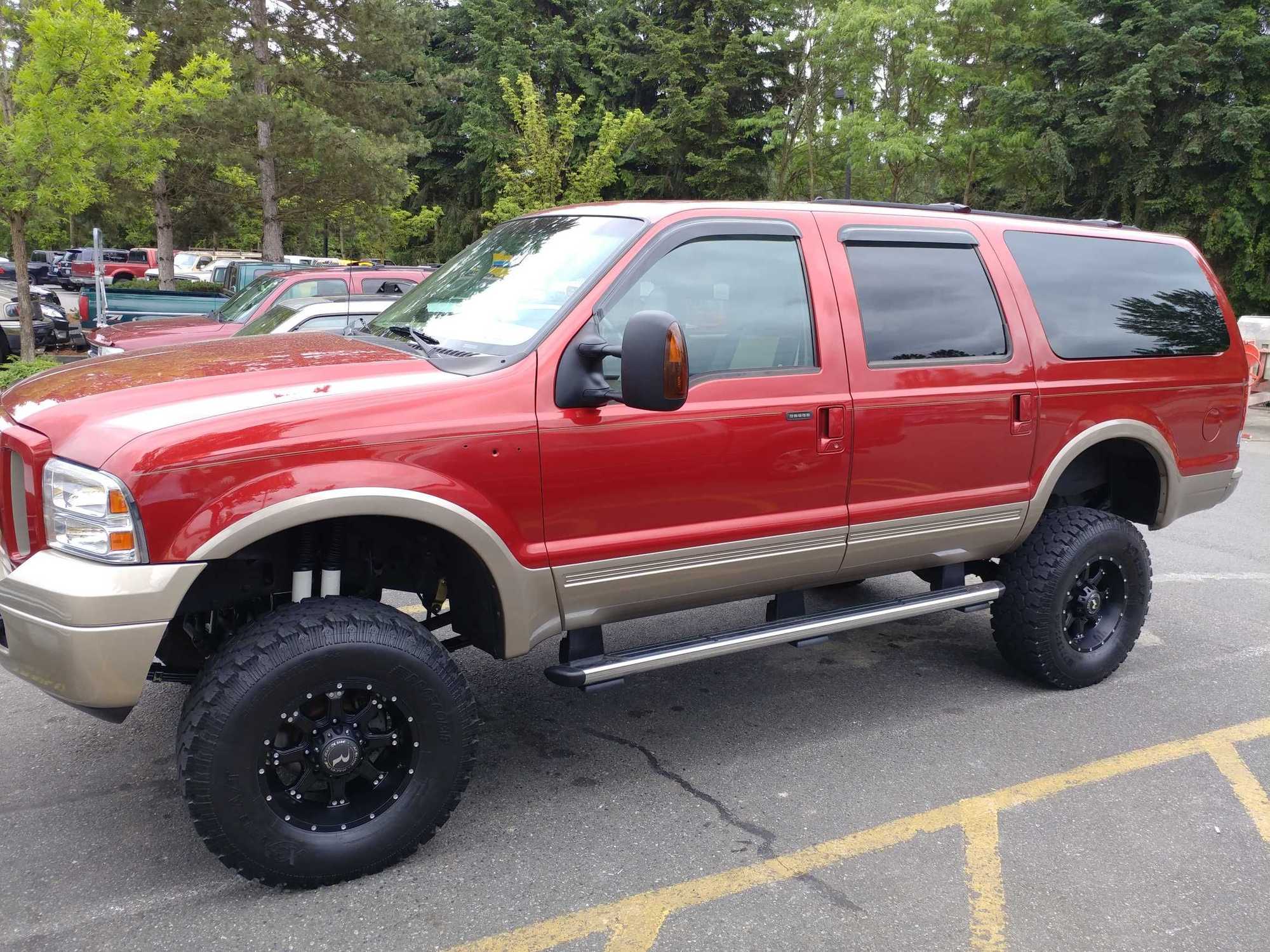red excursion with 4 or 6 inch lift pics - Page 2 - Ford Truck ...