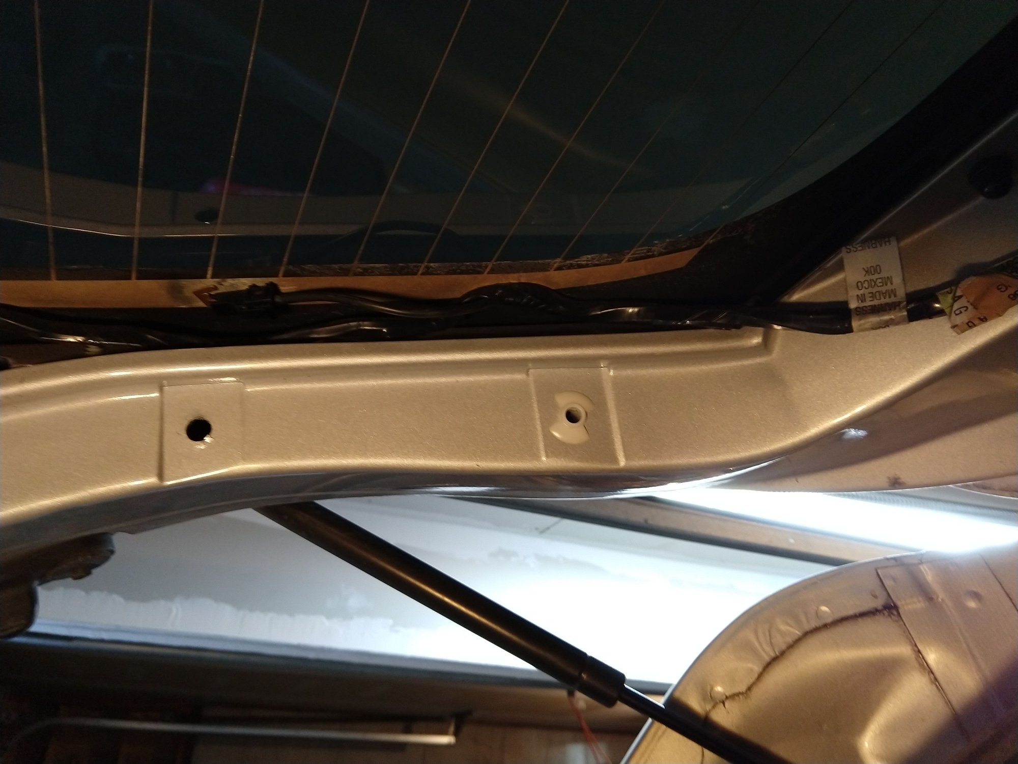 How to remove Excursion rear hatch trim and replace rear defroster tab ...