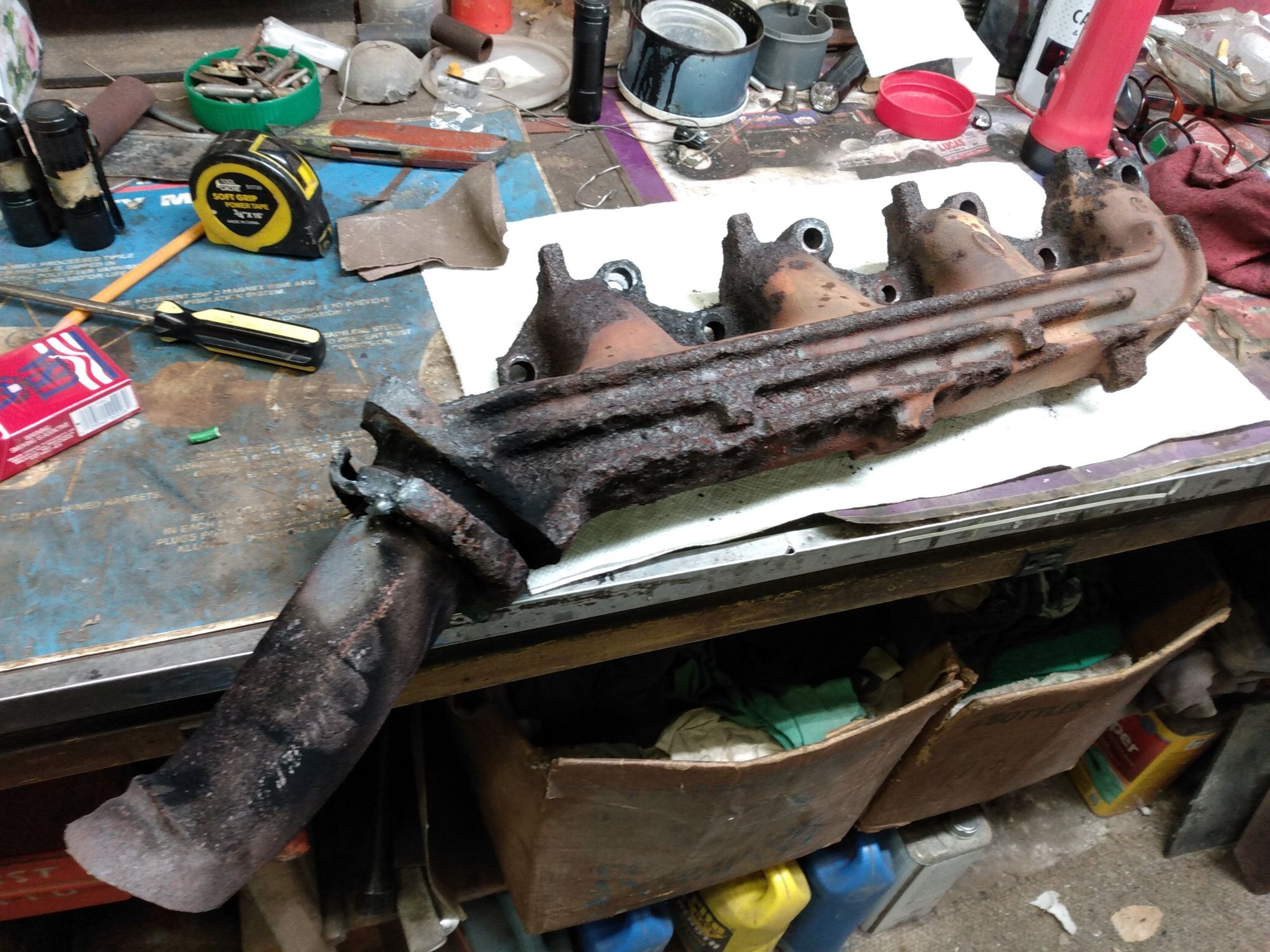 351M exhaust manifold fun! - Ford Truck Enthusiasts Forums