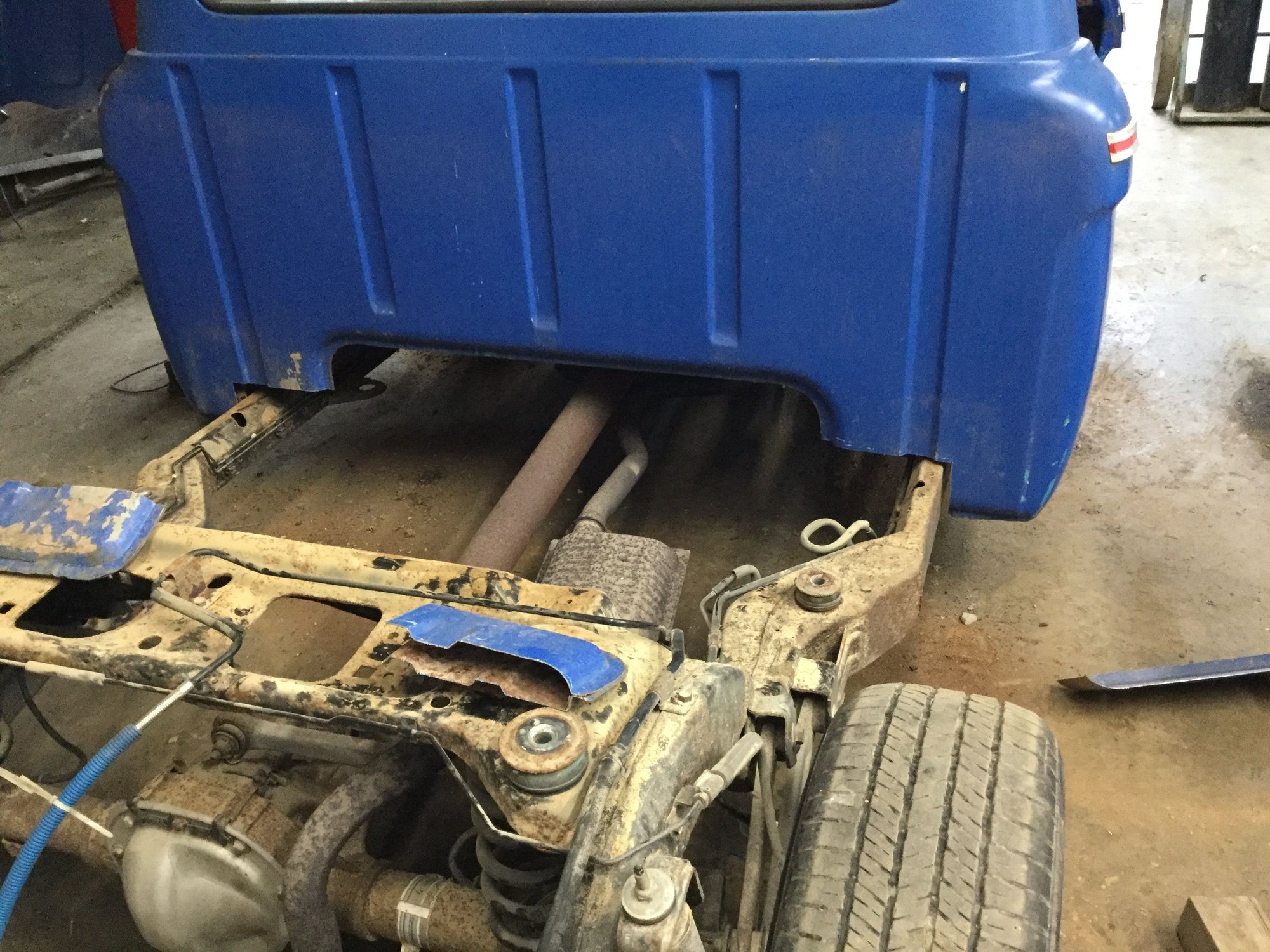 1964 F100 Grand Marquis (Crown Vic) Frame Swap - Ford Truck Enthusiasts ...