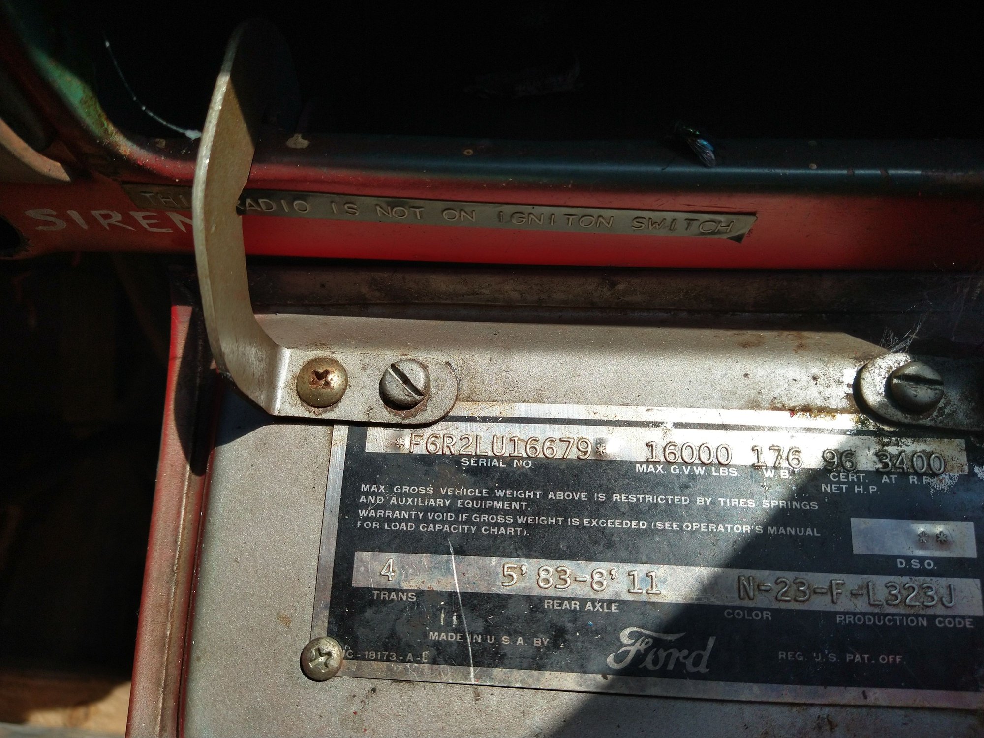 Serial number help - Ford Truck Enthusiasts Forums