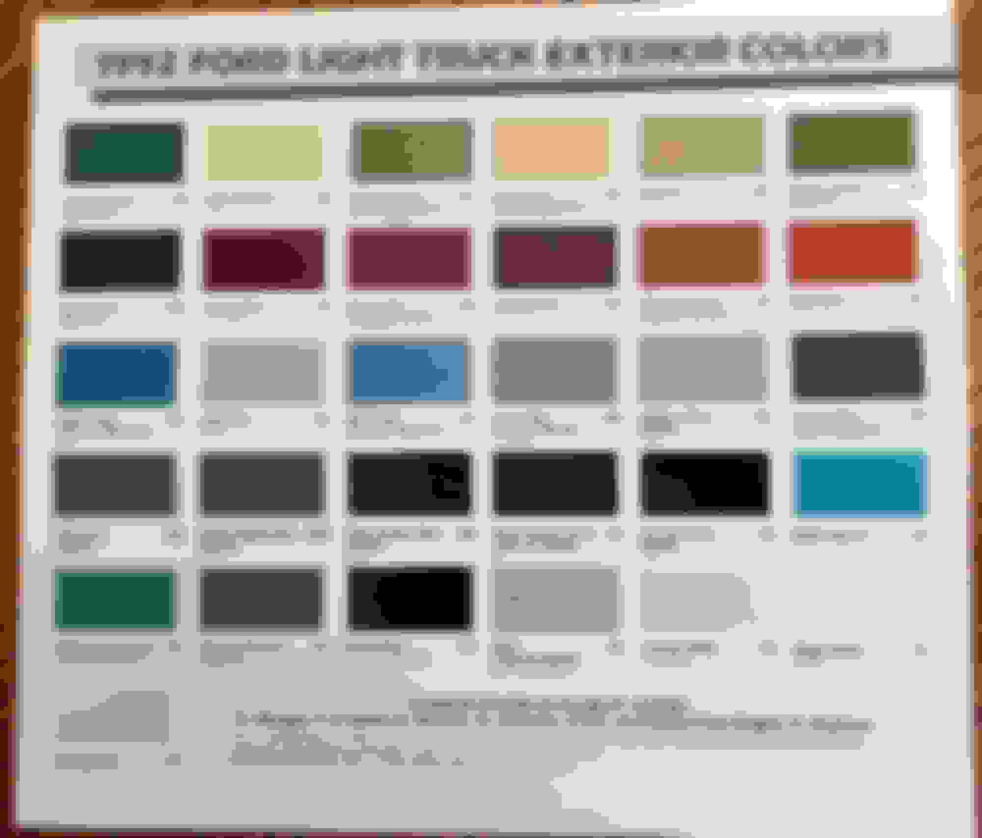 Ford truck paint codes / color samples - Ford Truck Enthusiasts Forums