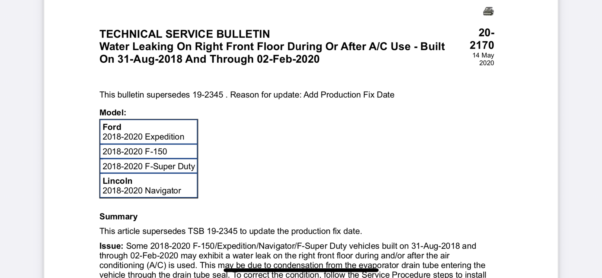 Water slushing sound on front pax floor area - Page 2 - Ford Truck ...