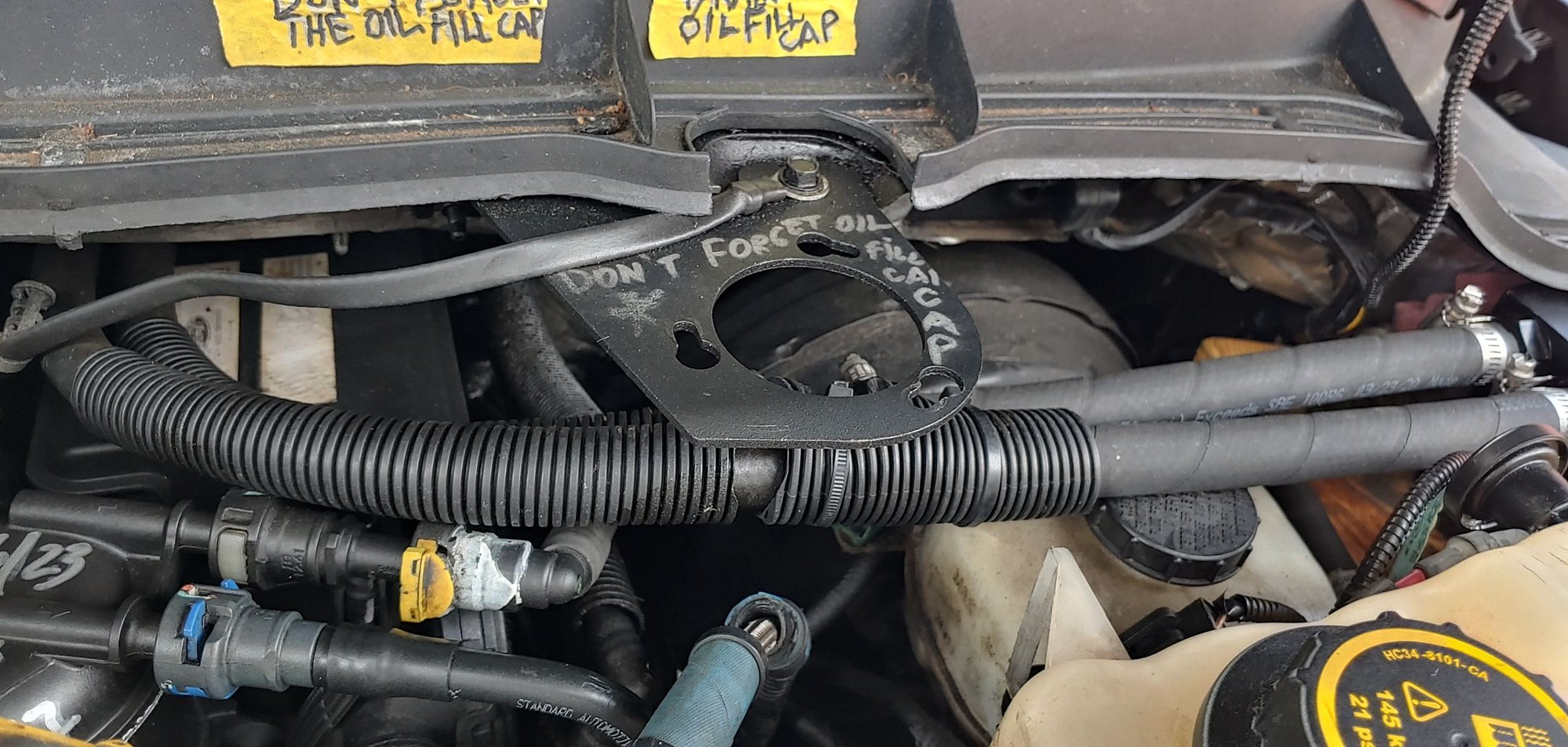 SPE CCV and external catch can, Anyone done this? - Page 3 - Ford Truck ...